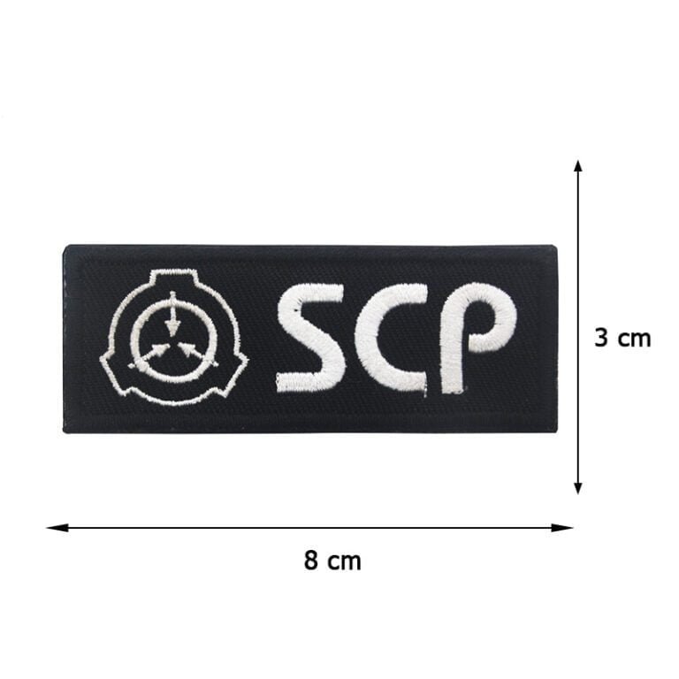 SCP Logo Patch SCP Foundation Patch Embroidery Badges - SCP Foundation Shop