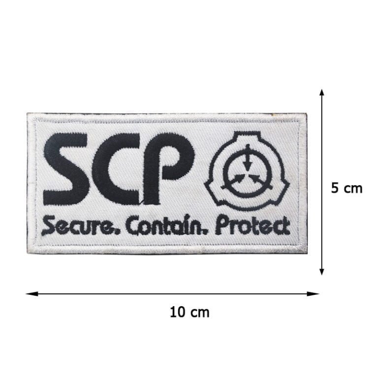 SCP Logo Patch SCP Foundation Patch Embroidery Badges - SCP Foundation Shop