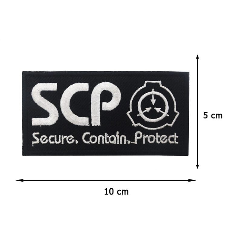 SCP Logo Patch SCP Foundation Patch Embroidery Badges - SCP Foundation Shop