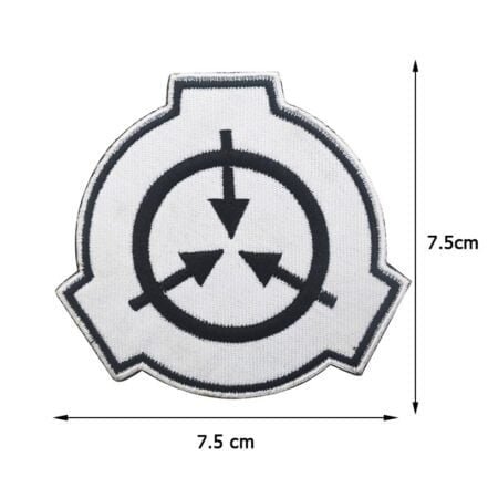 SCP Logo Patch SCP Foundation Patch Embroidery Badges - SCP Foundation Shop