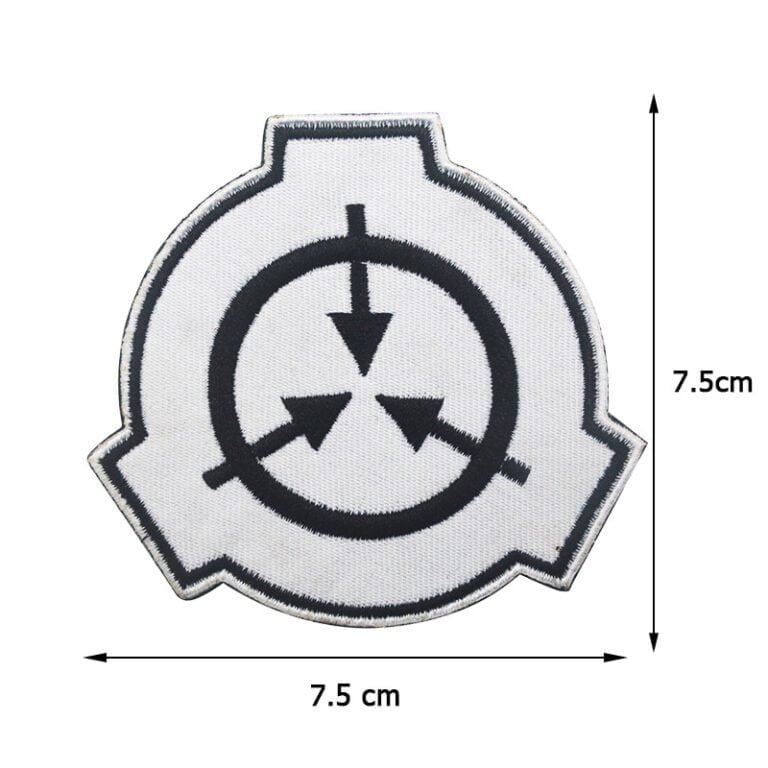 SCP Logo Patch SCP Foundation Patch Embroidery Badges - SCP Foundation Shop