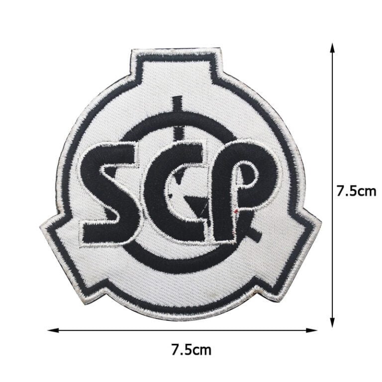 SCP Logo Patch SCP Foundation Patch Embroidery Badges - SCP Foundation Shop