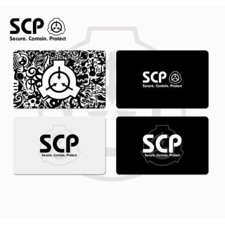 SCP Card SCP ID Card Cover SCP Foundation Card Sticker - SCP Foundation ...