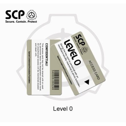 SCP Card - SCP Foundation Shop