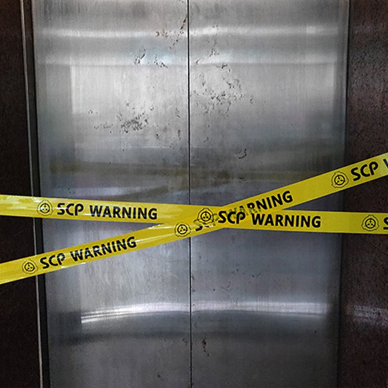 SCP Tape SCP Foundation Blocking Tape Crime Scene Tape MTF Police Tape ...