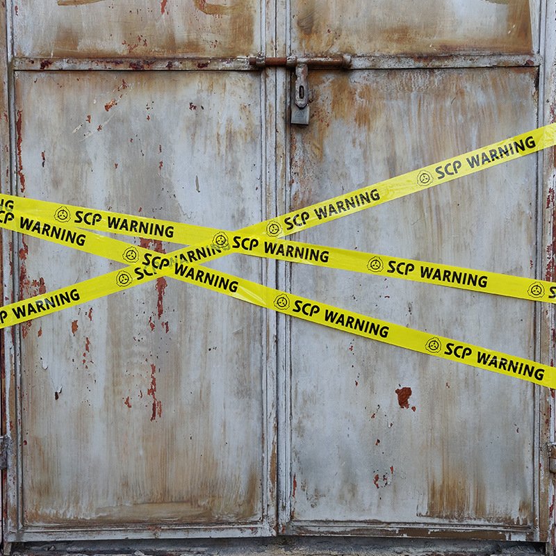 SCP Tape SCP Foundation Blocking Tape Crime Scene Tape MTF Police Tape ...