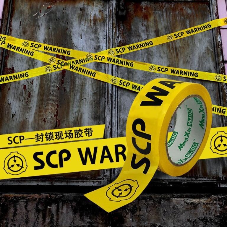 SCP Tape SCP Foundation Blocking Tape Crime Scene Tape MTF Police Tape ...
