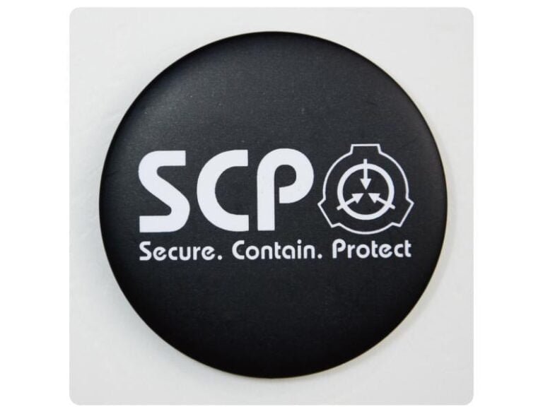 SCP Foundation Pin SCP Foundation Logo Pin - SCP Merch Store