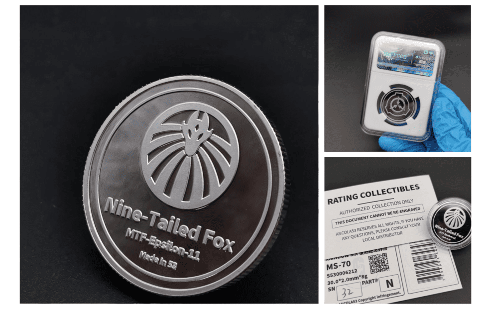 MTF Nine-Tailed Fox Coin - SCP Foundation Shop