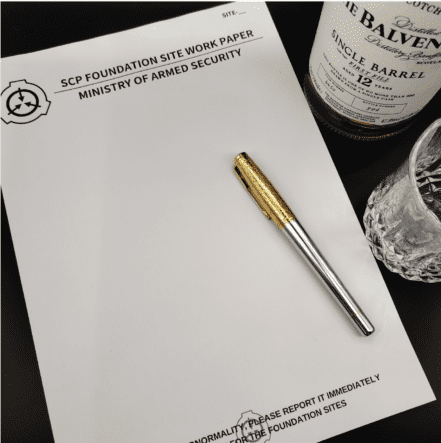 SCP Foundation Site Work Paper - 50 Sheets - SCP Foundation Shop