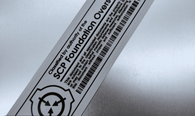 SCP Label Stickers - SCP Foundation Shop