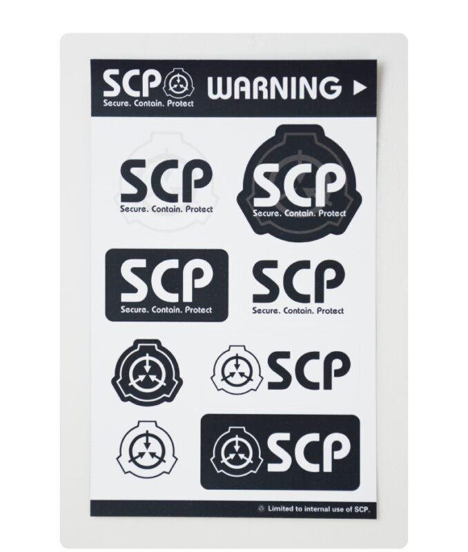 SCP Label Stickers - SCP Foundation Shop