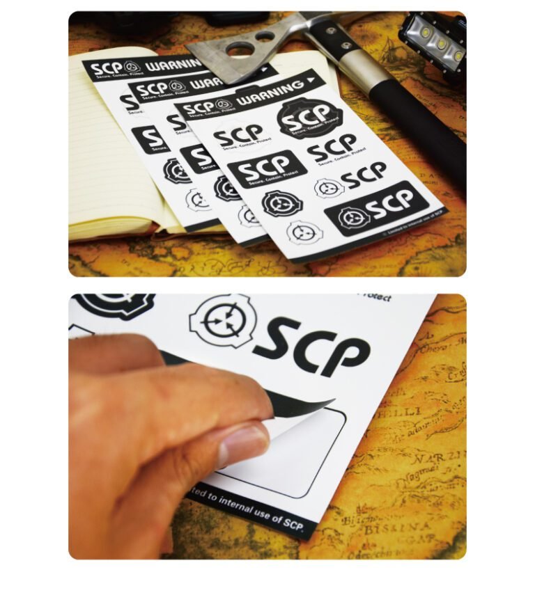 SCP Logo Stickers - SCP Foundation Shop