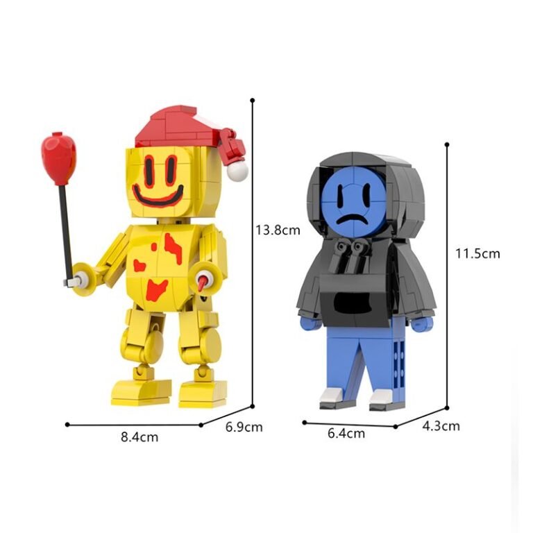Set of 2 Backrooms building blocks Lego Minifigures Partygoer ...