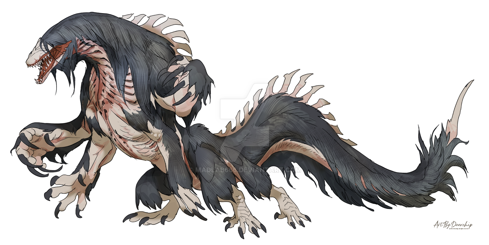 SCP-682 Fanart - SCP Foundation Shop