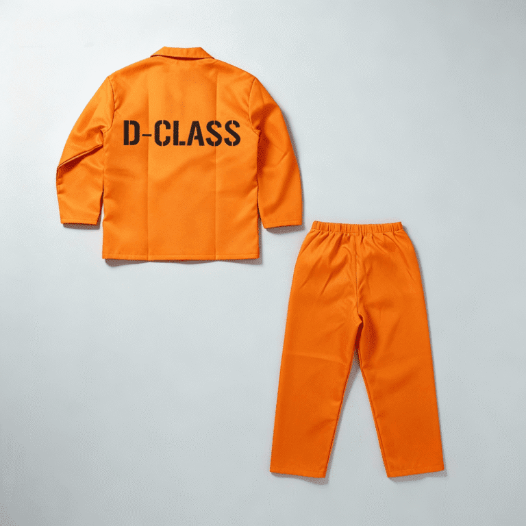 SCP D-Class Uniform SCP D-Class Jumpsuit SCP-035 Costume - SCP Merch Store