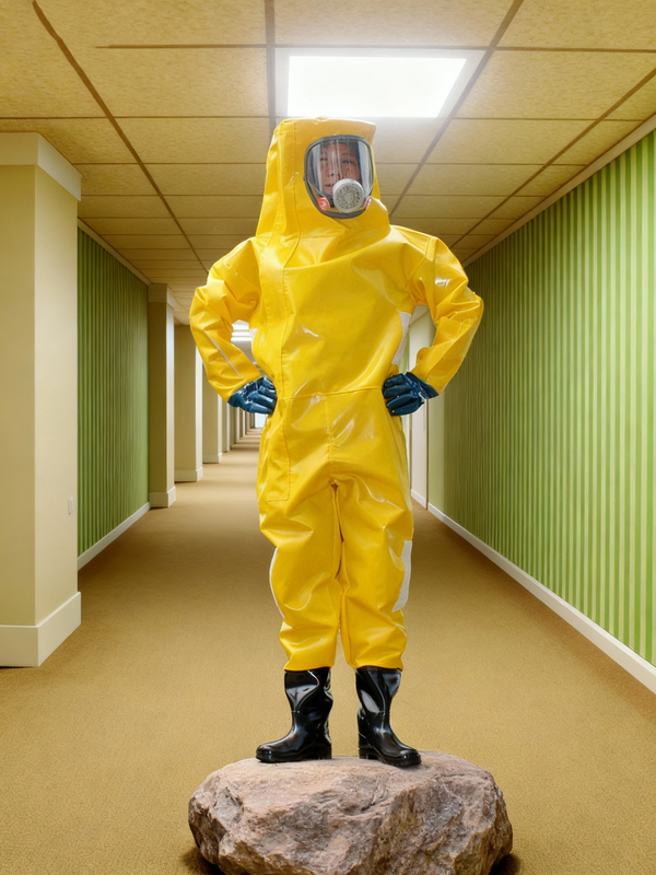 Backrooms Hazmat Suit Costume Backrooms Explorer Halloween Costume ...