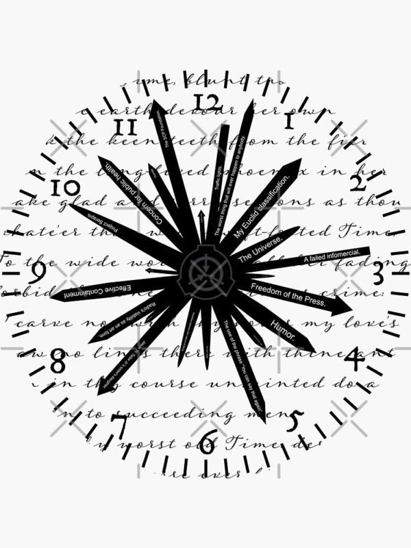 SCP-1032: The Clock That Knows When Everything Ends - SCP Merch Store